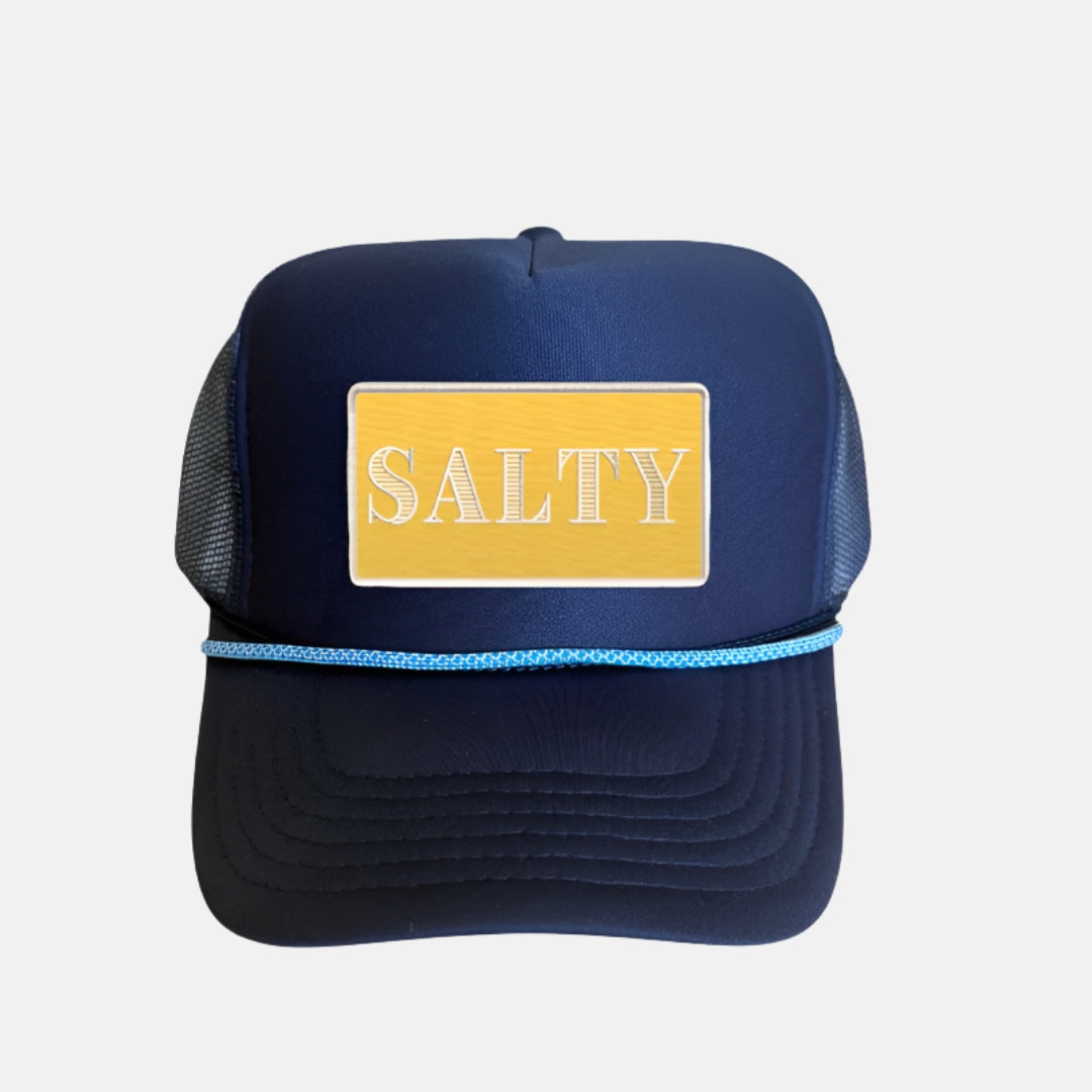 “SALTY” Patch Hat – Golden Eye Truckers